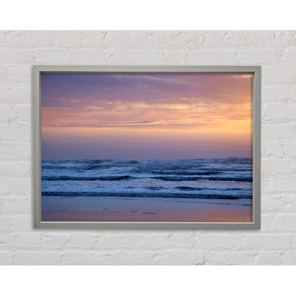 Haus am Meer Morning Waves Gerahmter Druck | Wayfair.de